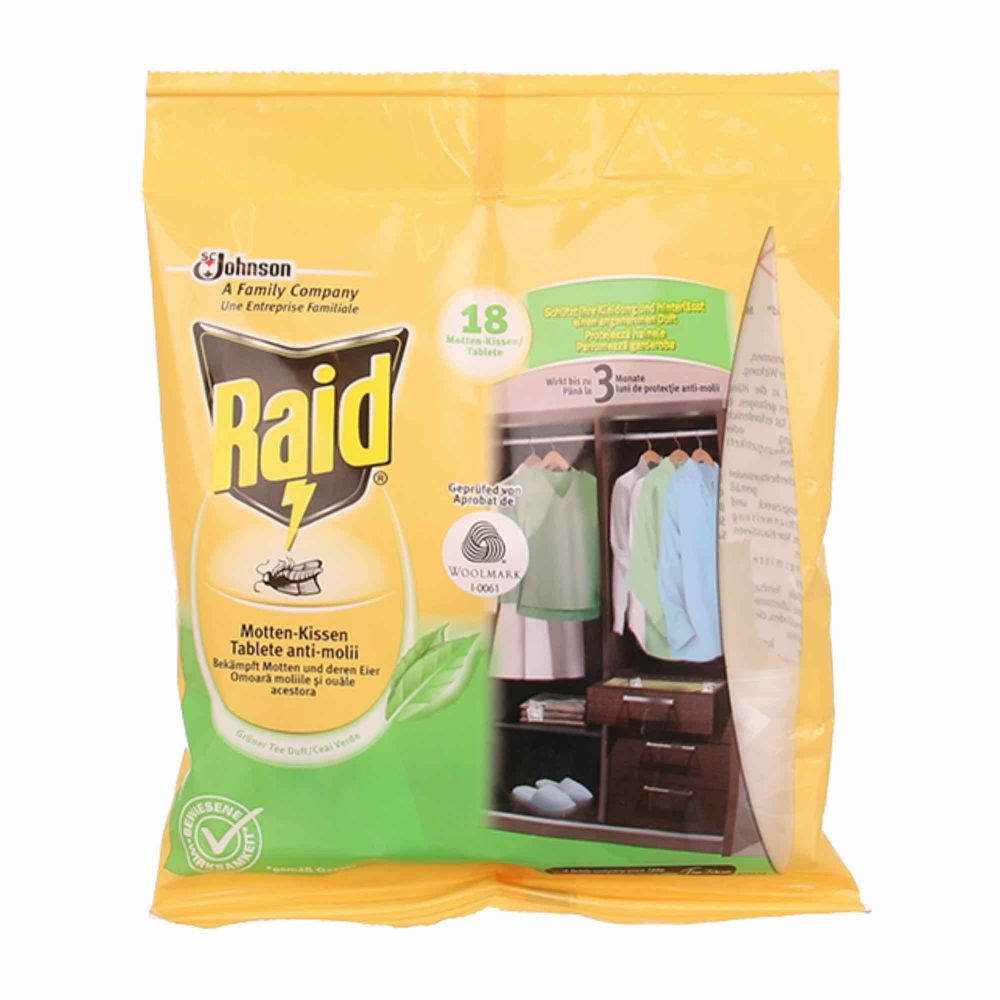 Raid anti-molii tablete ceai verde