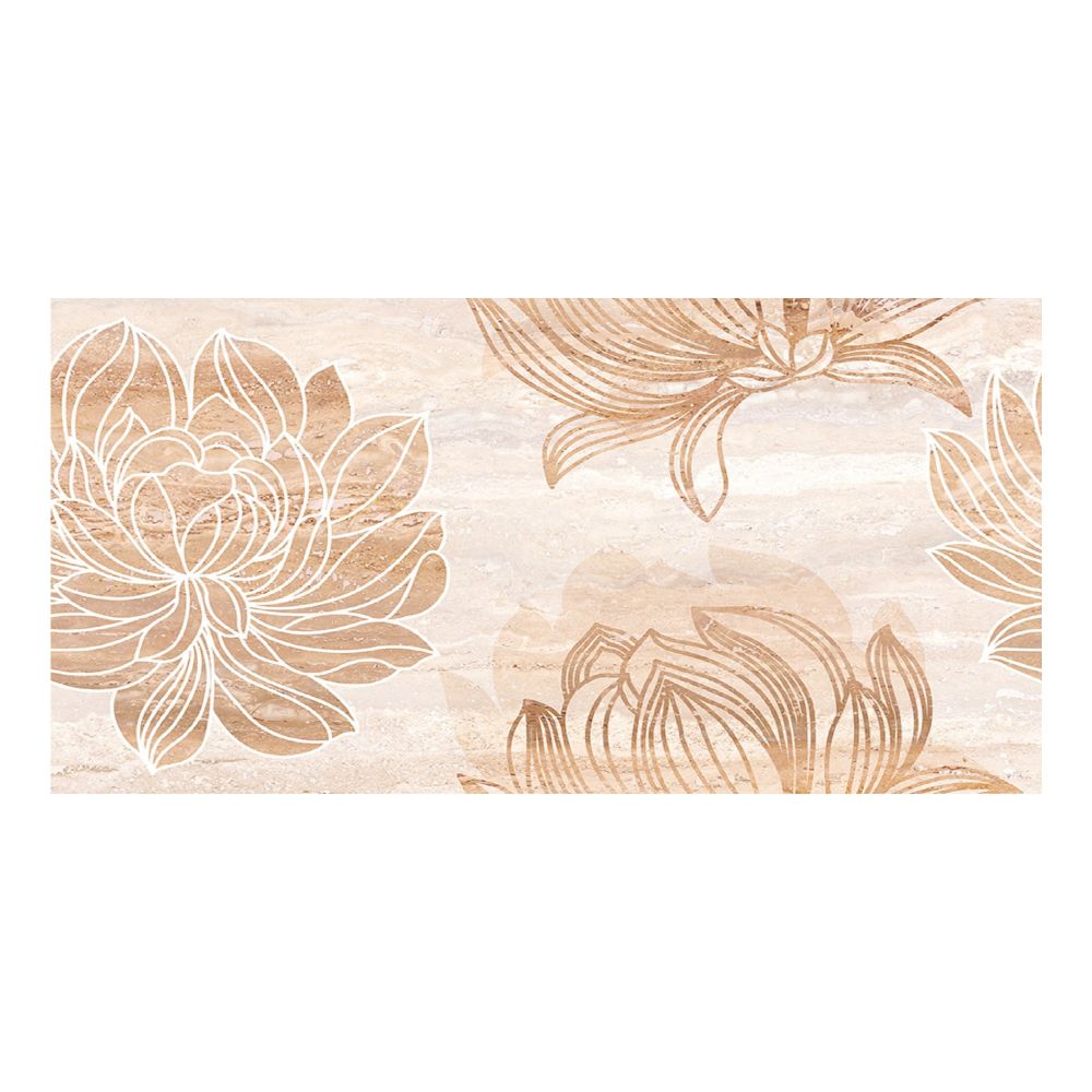 Decor faianta 25 x 40 cm, Royal, model floral