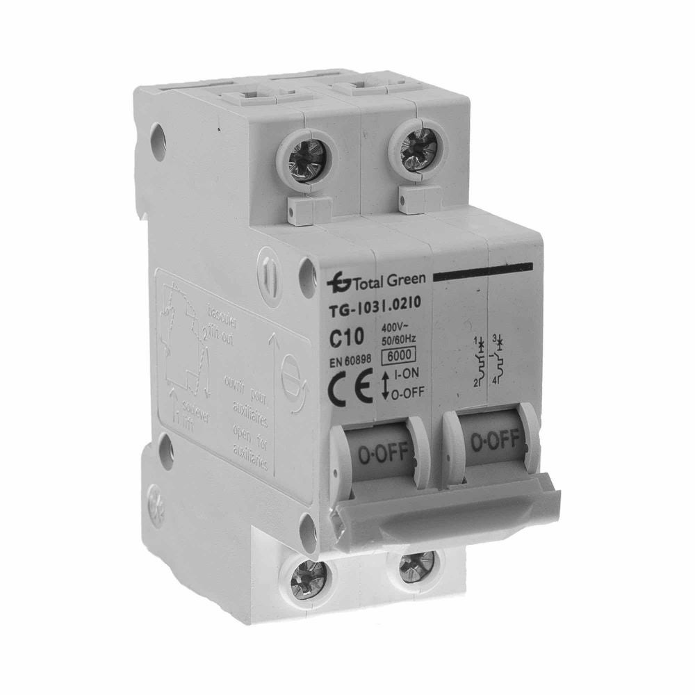 Disjunctor modular Total Green, bipolar, 10A, 2P