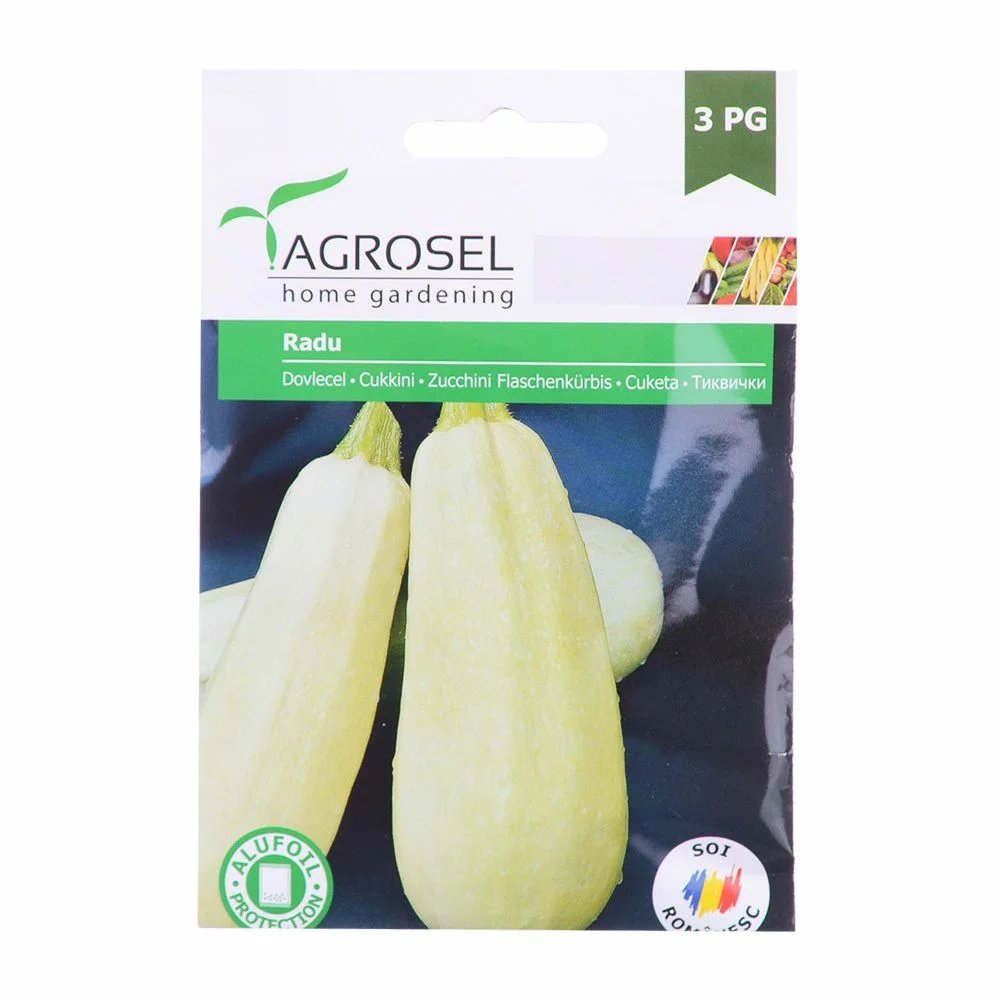 Seminte legume, dovlecel Radu, Agrosel