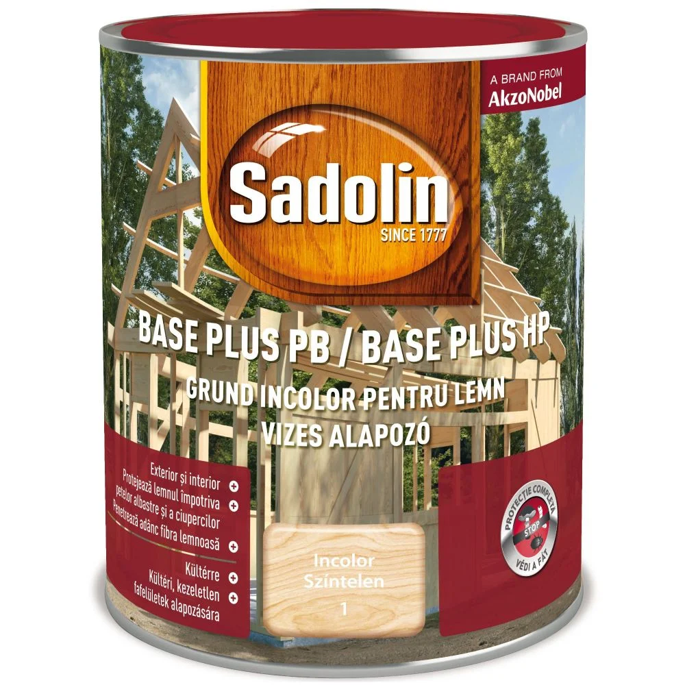 Sadolin grund lemn base plus 0.75l