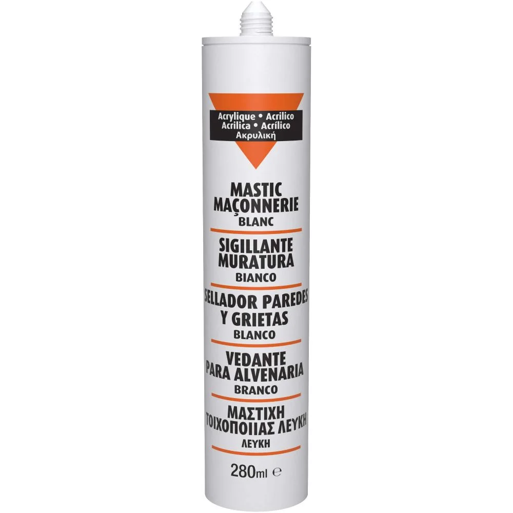 Mastic pentru usi si ferestre, alb, 280 ml