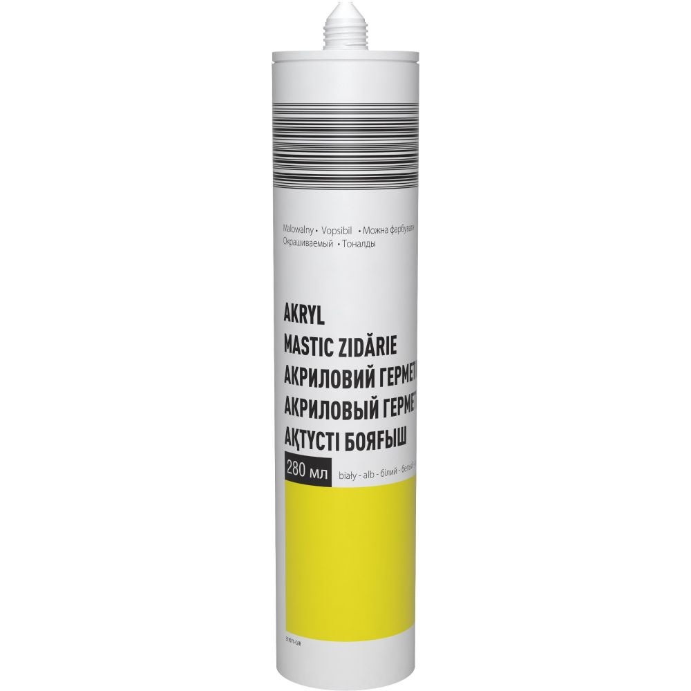 Mastic pentru usi si ferestre, alb, 280 ml