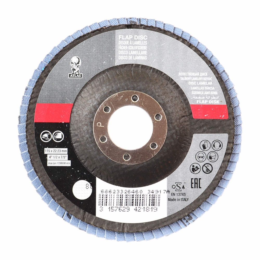 Disc lamelar 115 mm P80 Atlas