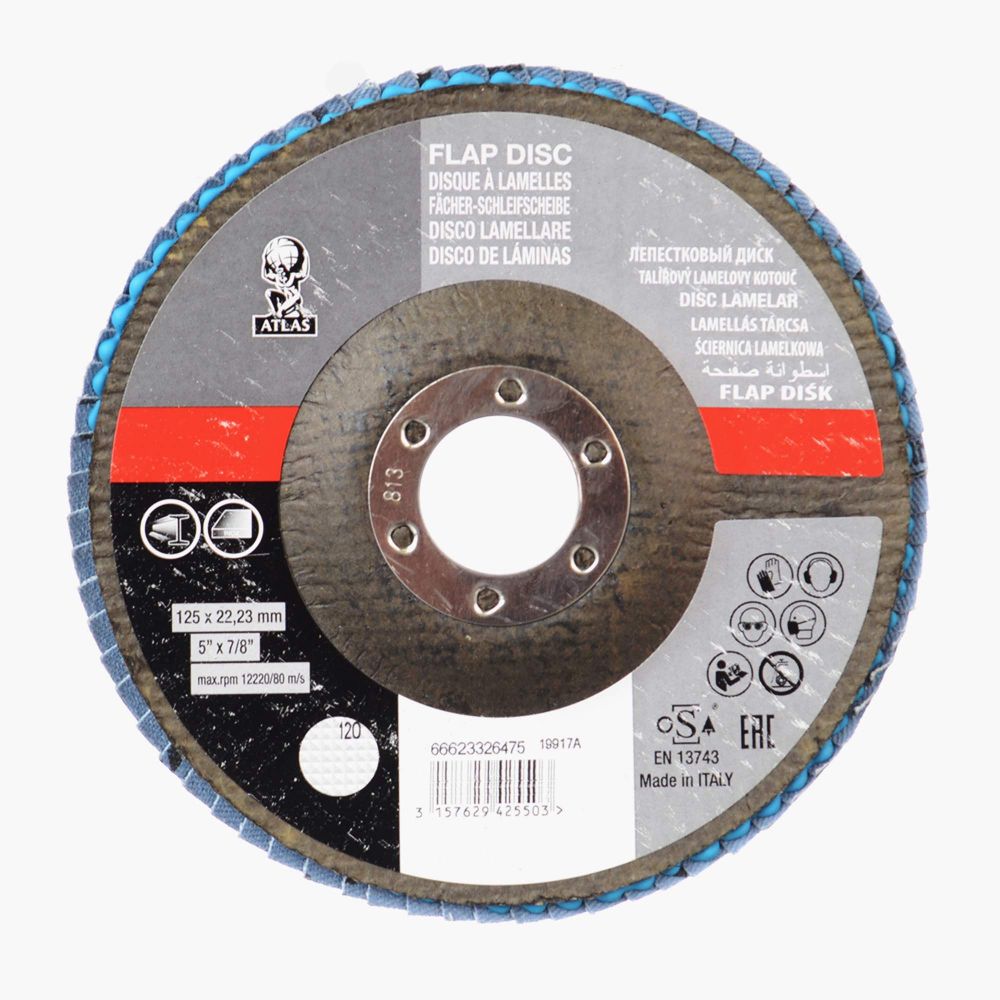 Disc lamelar 125 mm P120 Atlas