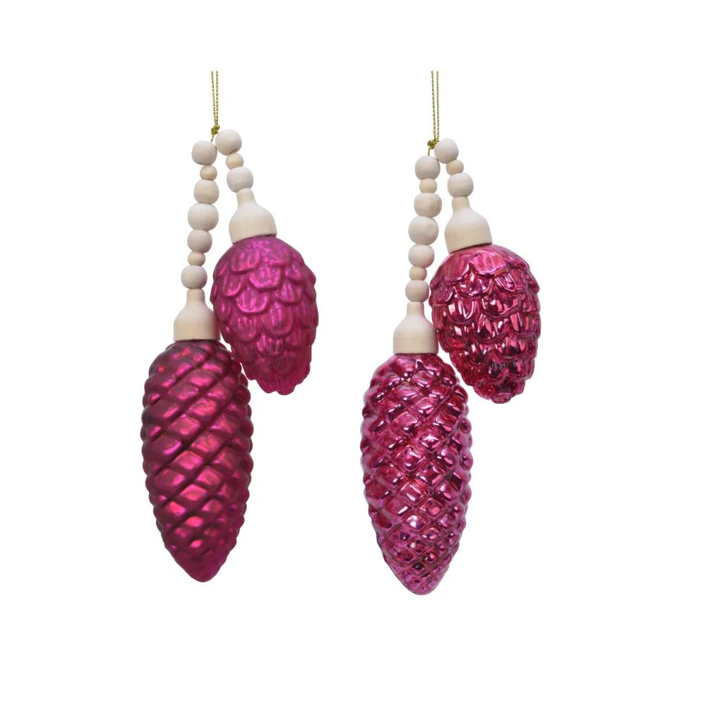 Decoratiune Craciun pentru brad, model, model con, 4.5 x 9 x 17 cm ...