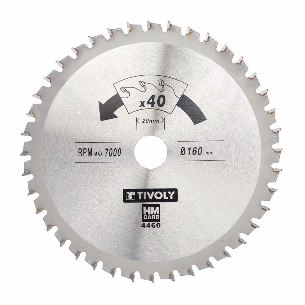 Disc pentru circular metal 40D 20 x 160 mm Tivoly