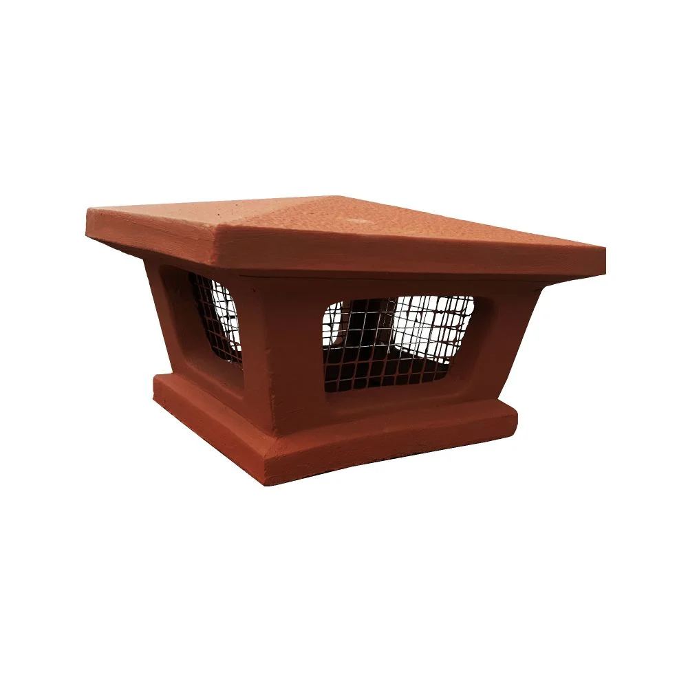 Capac terminal cos de fum Kebe, Ø 180 mm, 250 x 250 x 180 mm