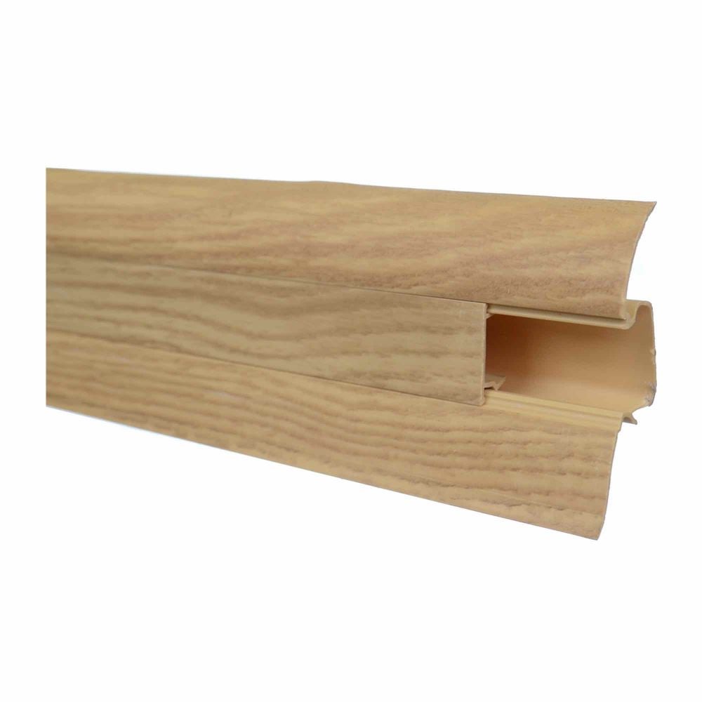 Plinta din PVC, 2500 x 55 mm, Savoyen 55.20, stejar