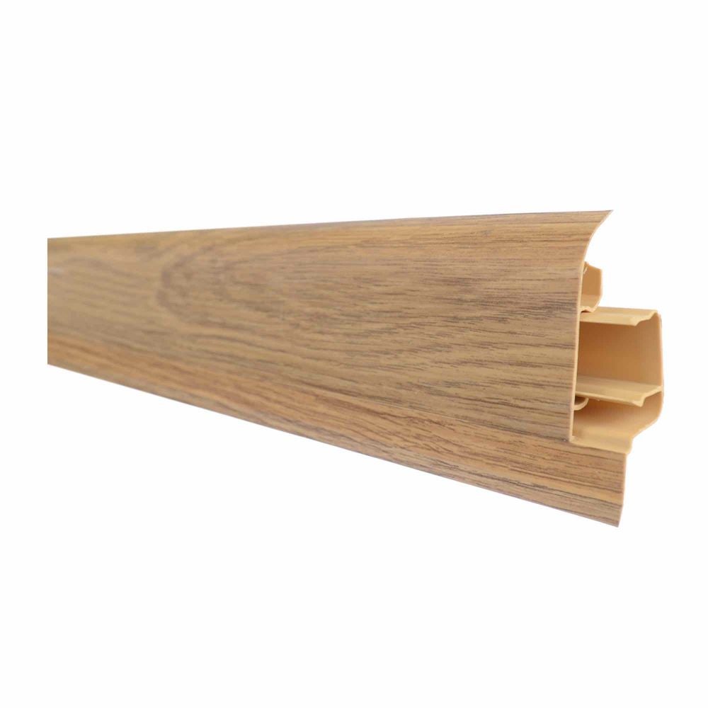 Plinta din PVC, 2500 x 60 mm, Oviedo 60.110, stejar