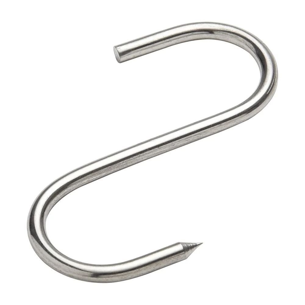 Carlig S Standers, inox, 4 x 80 mm