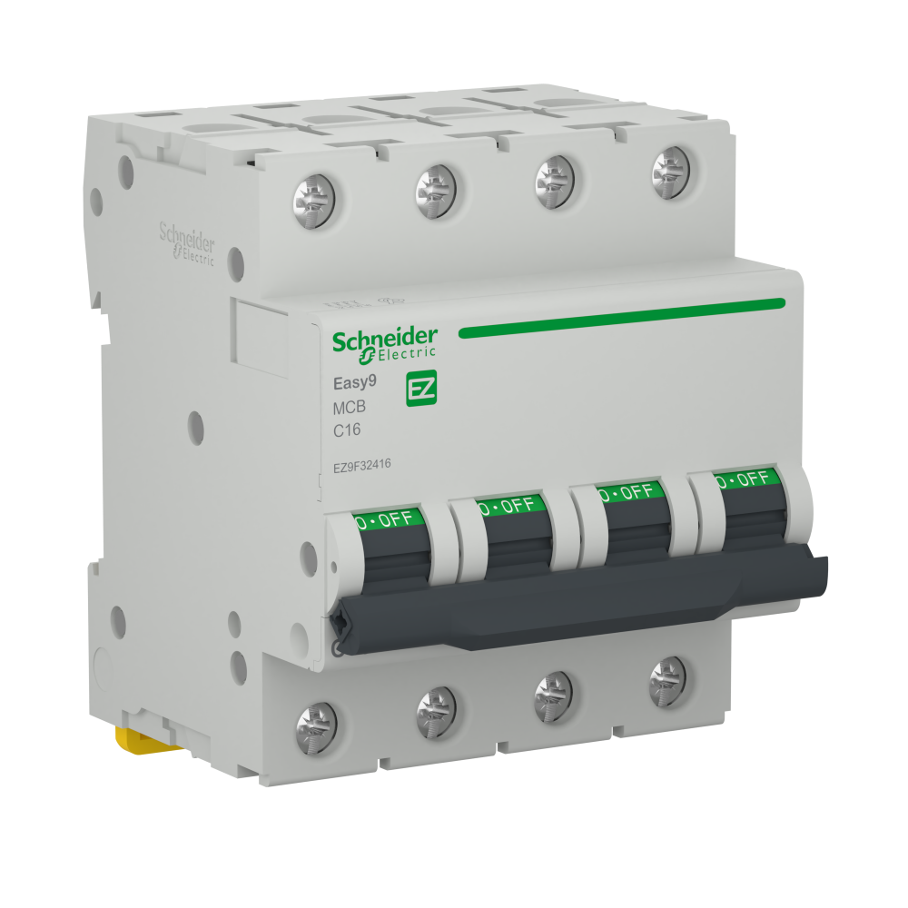 Disjunctor Schneider Easy9, tetrapolar, 16A, 4 P