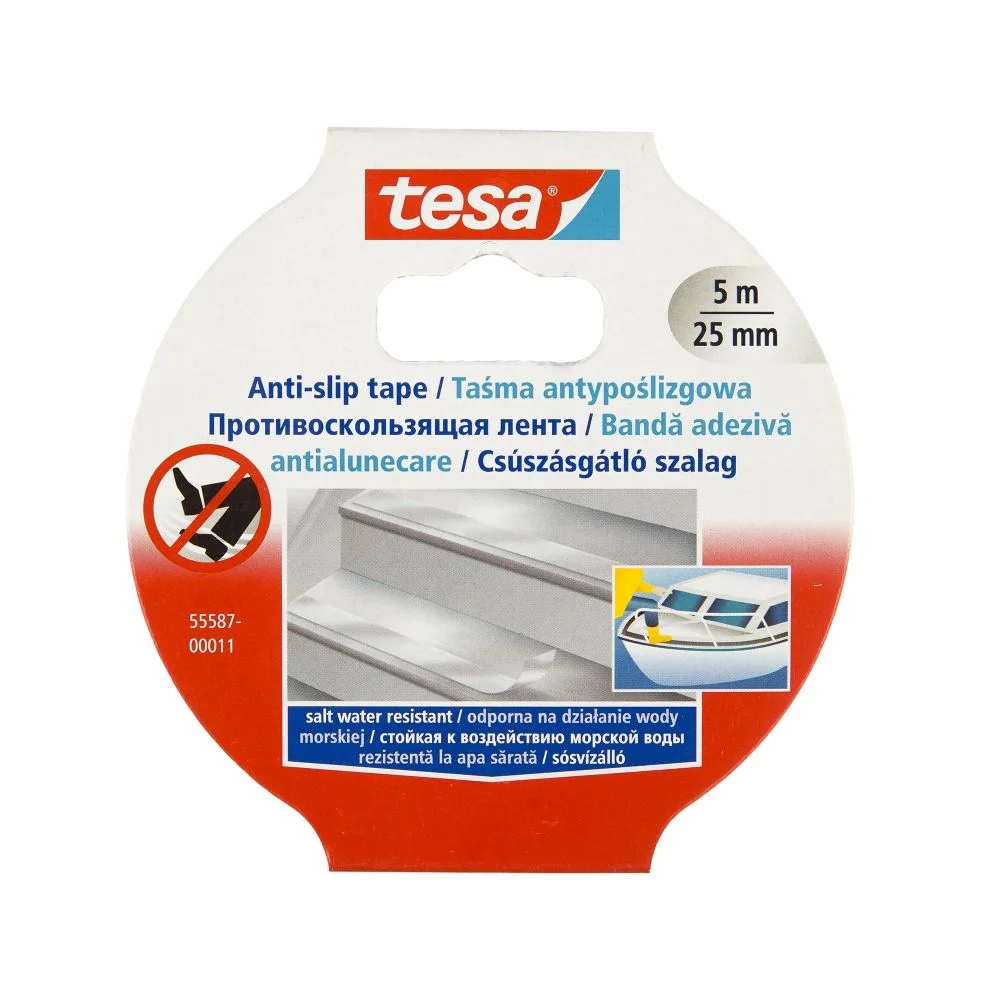 Banda transparenta anti-alunecare 25 mm x 5 m