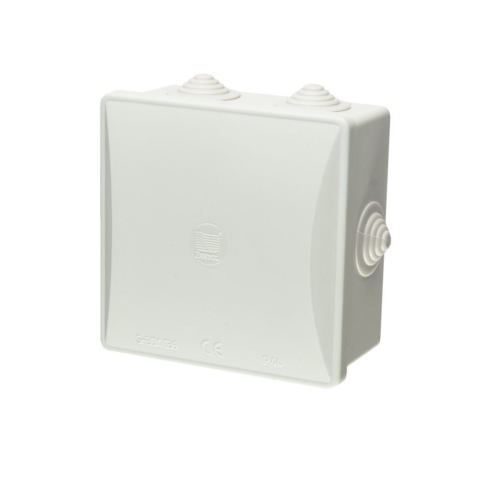 Doza derivatie aparenta Strohm Promod, 80 x 80 x 40 mm, 6 intrari, IP54