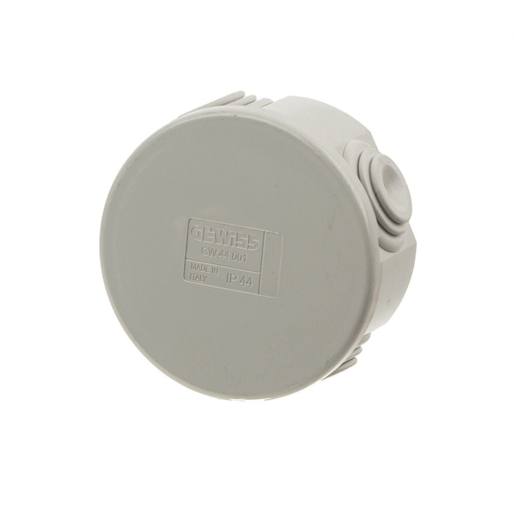 Doza derivatie aparenta Gewiss, 65 x 35 mm, 4 intrari, IP55