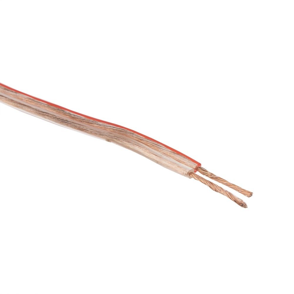 Cablu audio 2 x 0.75 mm², 100 m, transparent