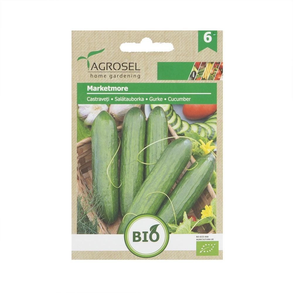 Seminte legume, castraveti Marketmore Bio, Agrosel