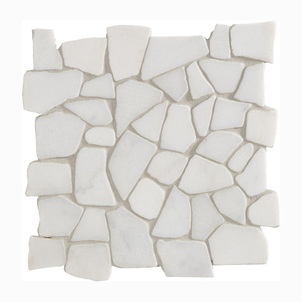 Mozaic 30.5 x 30.5 cm marmura alb