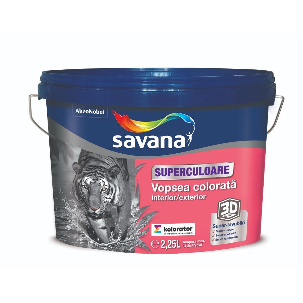 Baza de colorare Savana, pentru interior/exterior, accent nuanta, 2.25 L