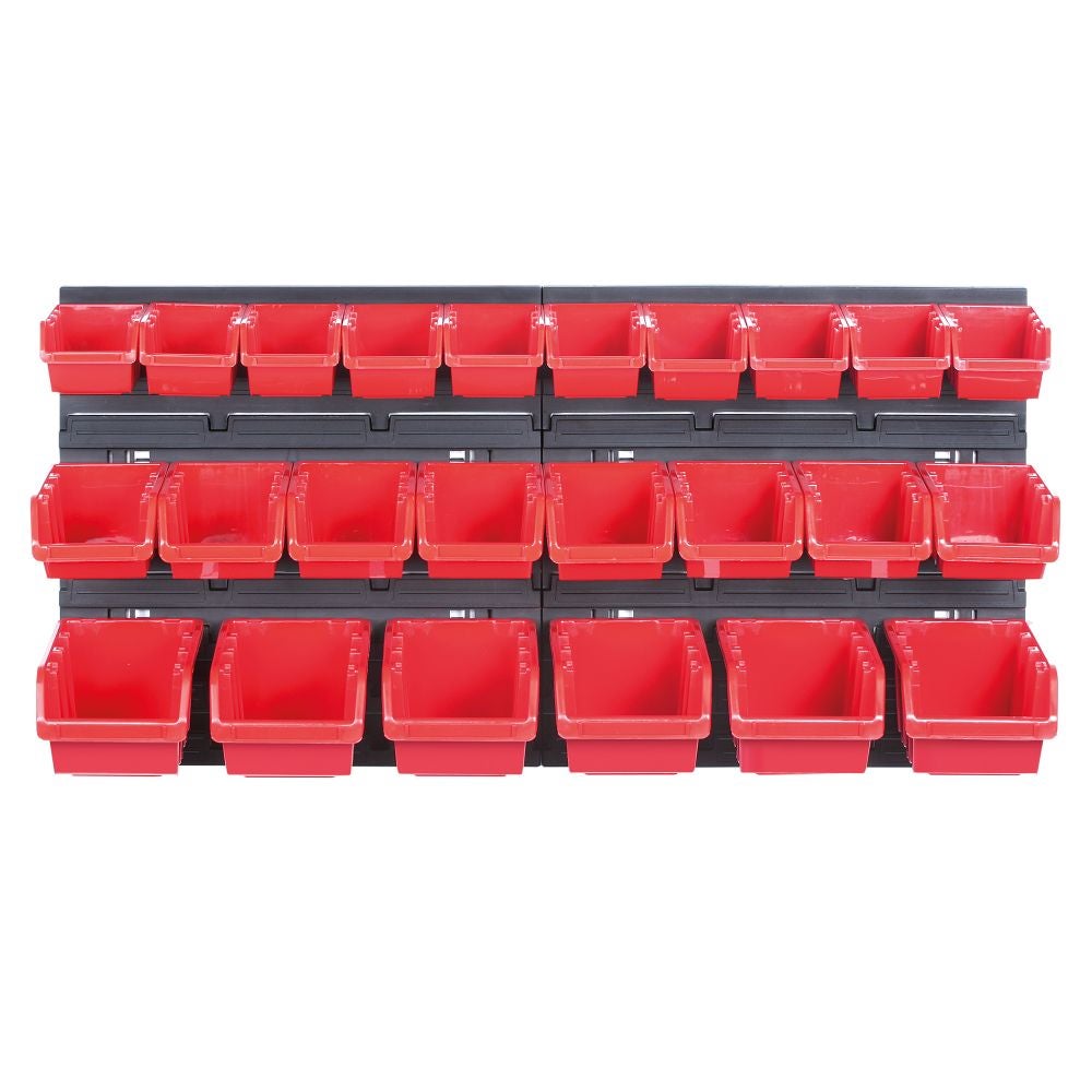 Set 24 tavite plastic + suport perete