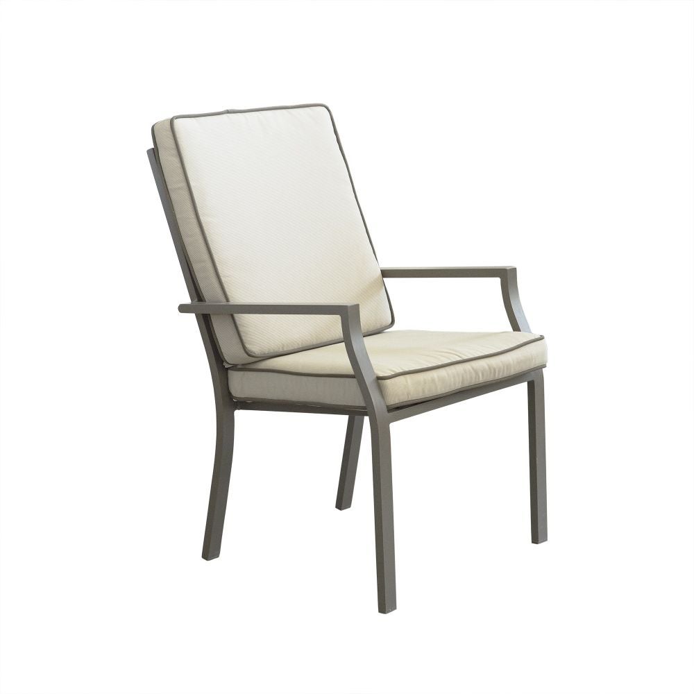 Scaun din metal Roma, bej