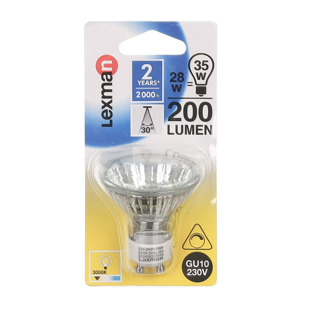 Bec halogen GU10 28 w "Lexman"