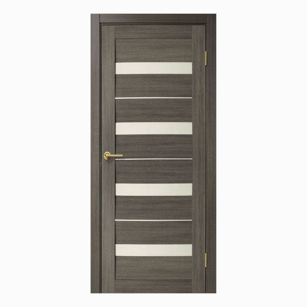 Usa interior MDF, fara toc, Milano, cu geam, latime 80 cm, dreapta ...