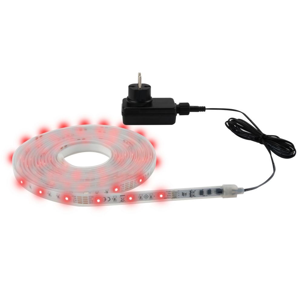 Kit banda LED, RGB, 230V, 24w, 5m, IP65