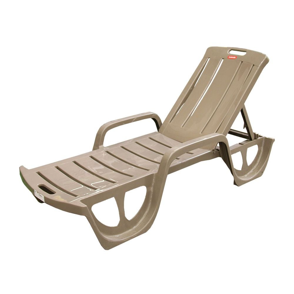 Sezlong plastic Florida cappuccino