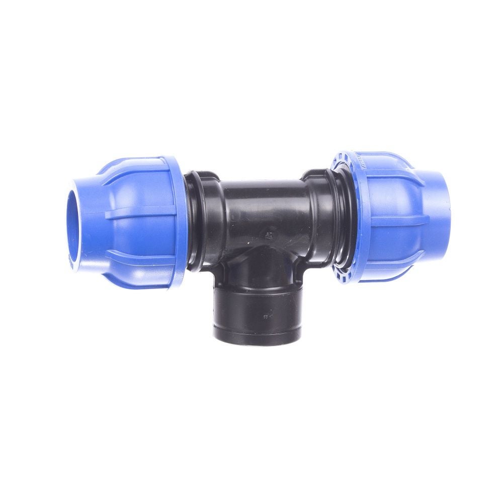 Teu compresiune pentru teava PEID, pentru apa potabila, filet interior ...