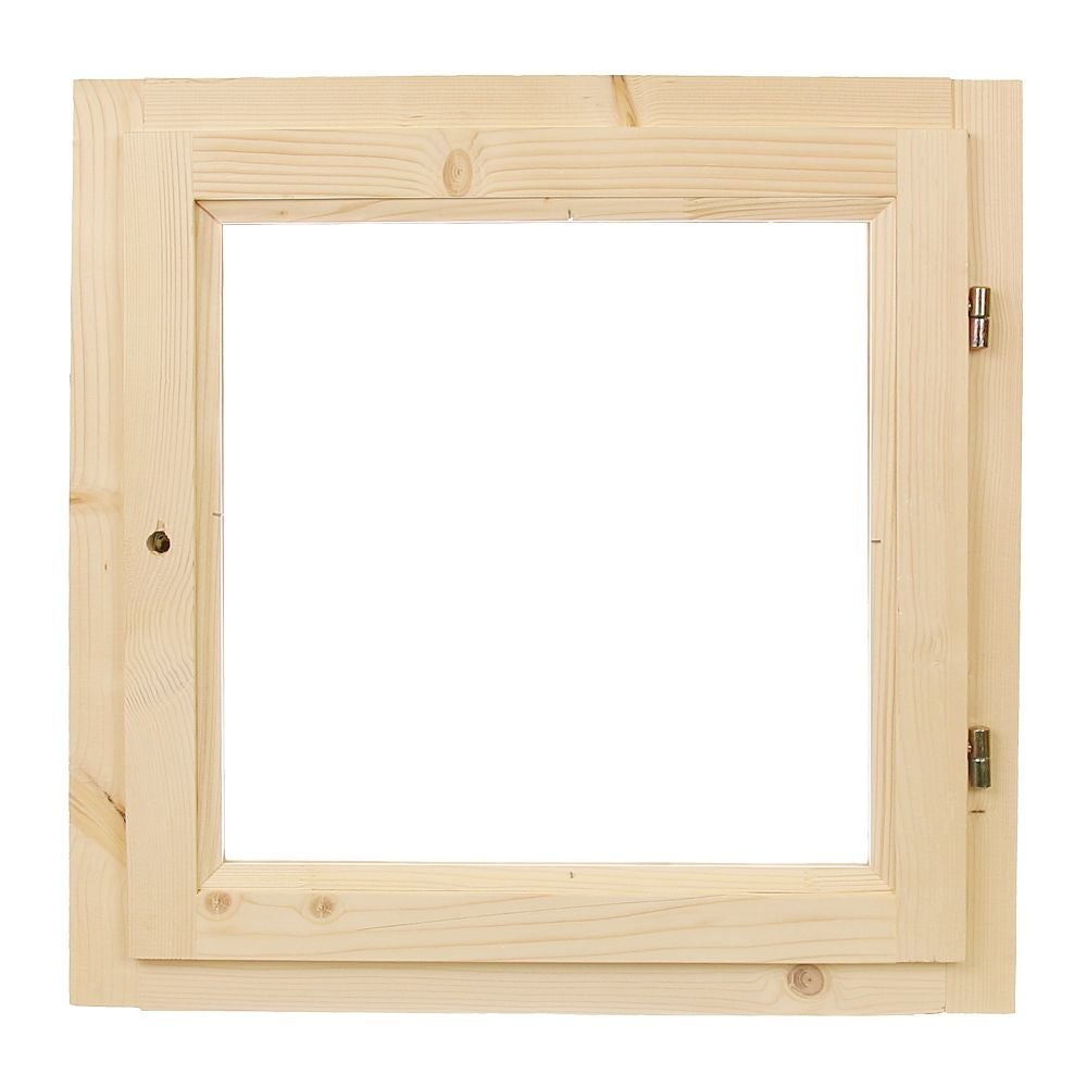 Fereastra simpla brad, fara geam 58x58 CM, deschidere simpla dreapta