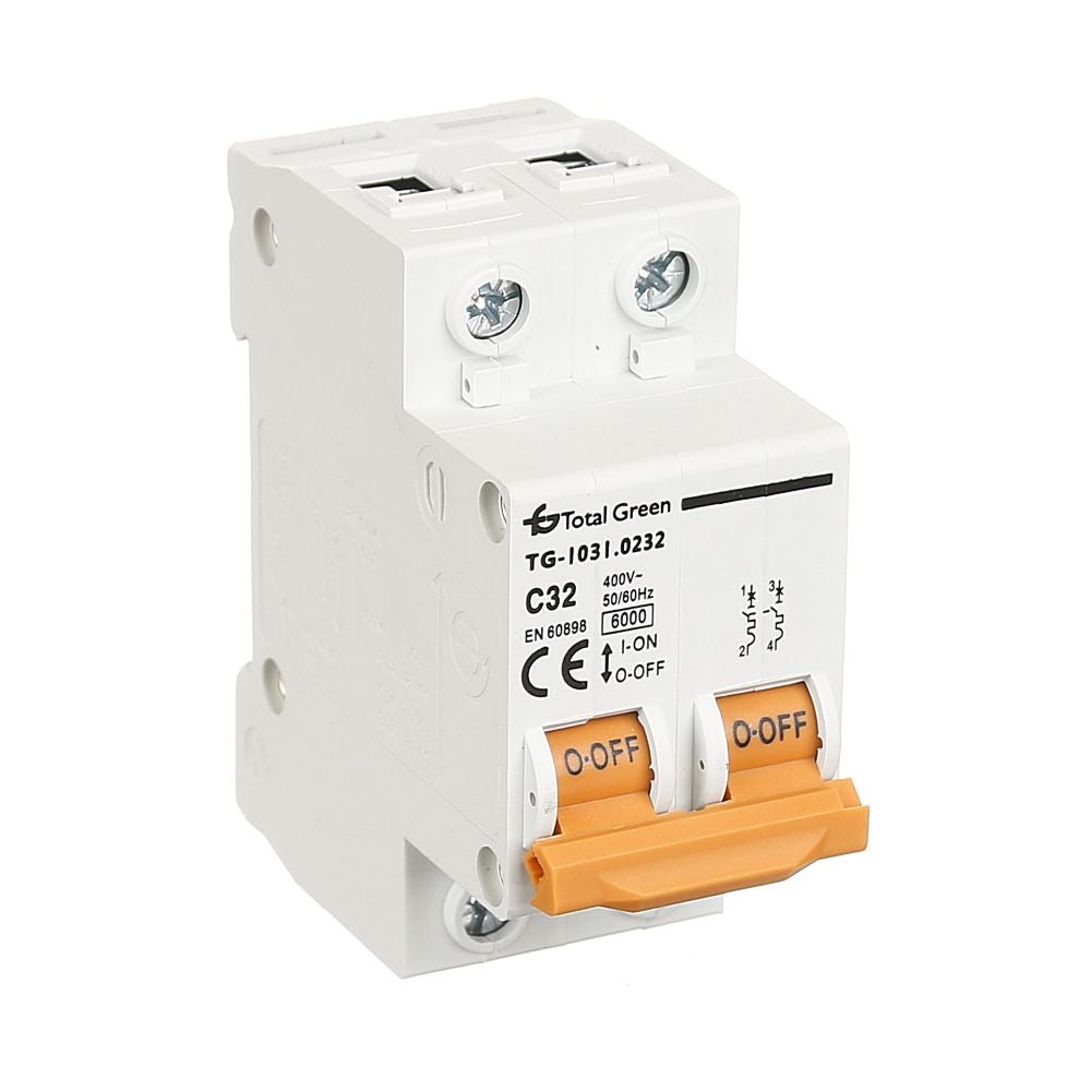 Disjunctor modular Total Green, bipolar, 32A, 2P