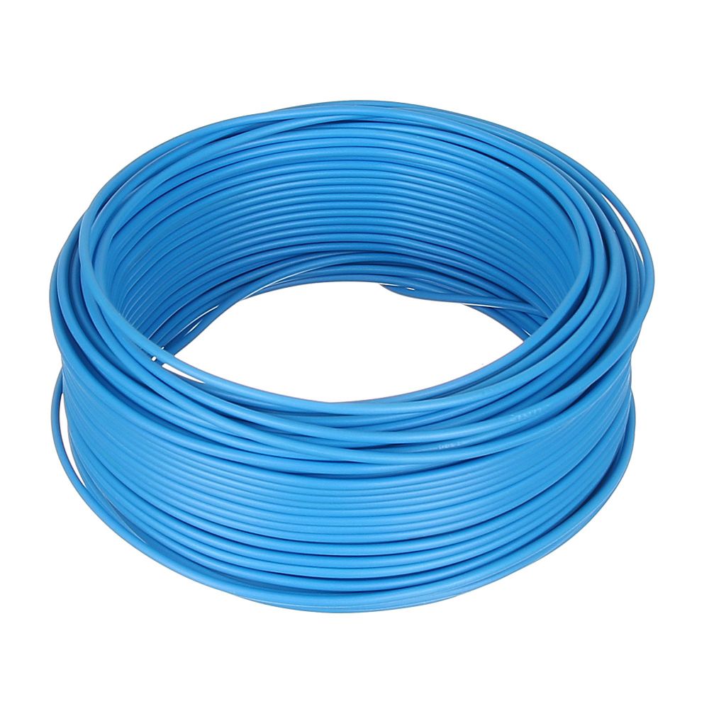 Cablu electric FY, H07V-U, 1.5 mm², 50 m, albastru