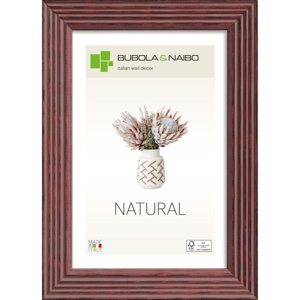 Rama foto Tosca, 13 x 18 cm, lemn, rosu