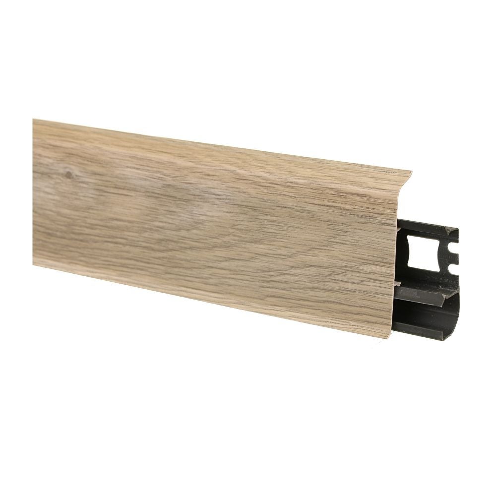 Plinta din PVC, 2500 x 70 mm, Indo Caucasian 70.16, stejar