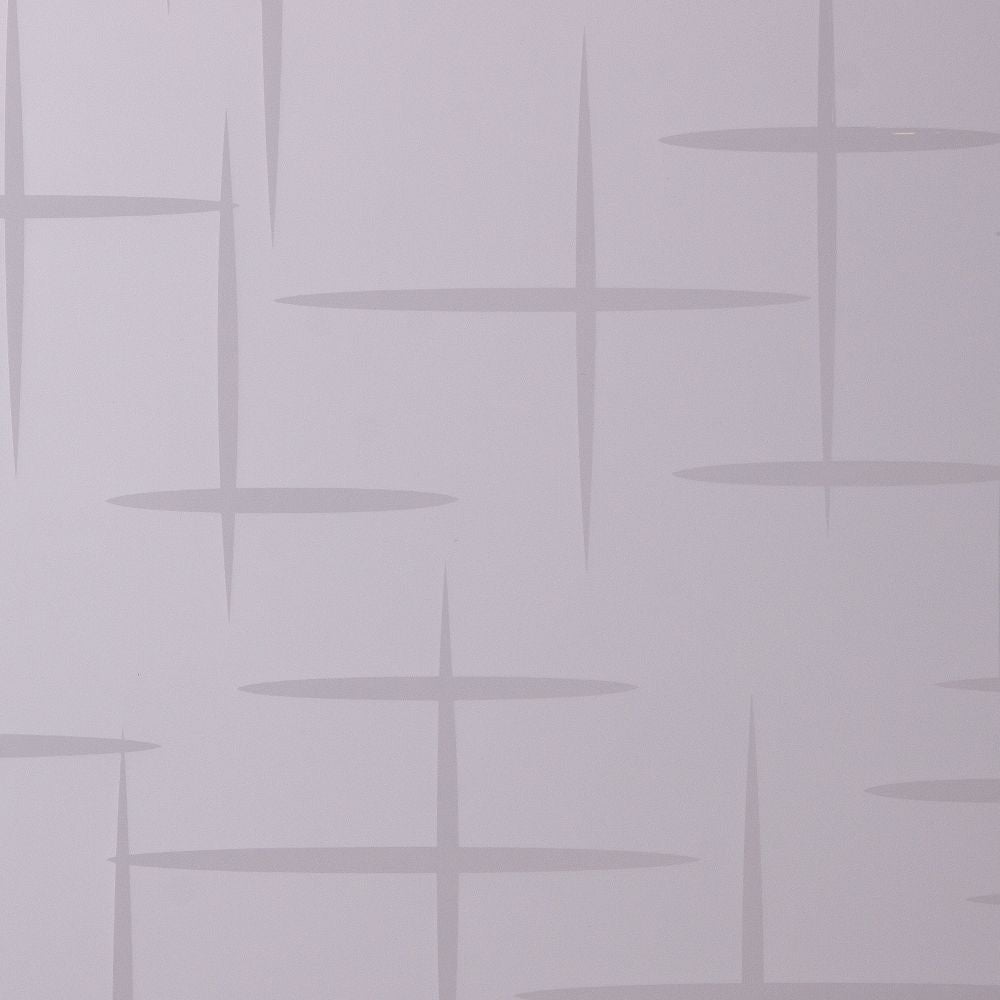 Folie geam sablare cu efect mat, model stele, 75 x 200 cm, gri