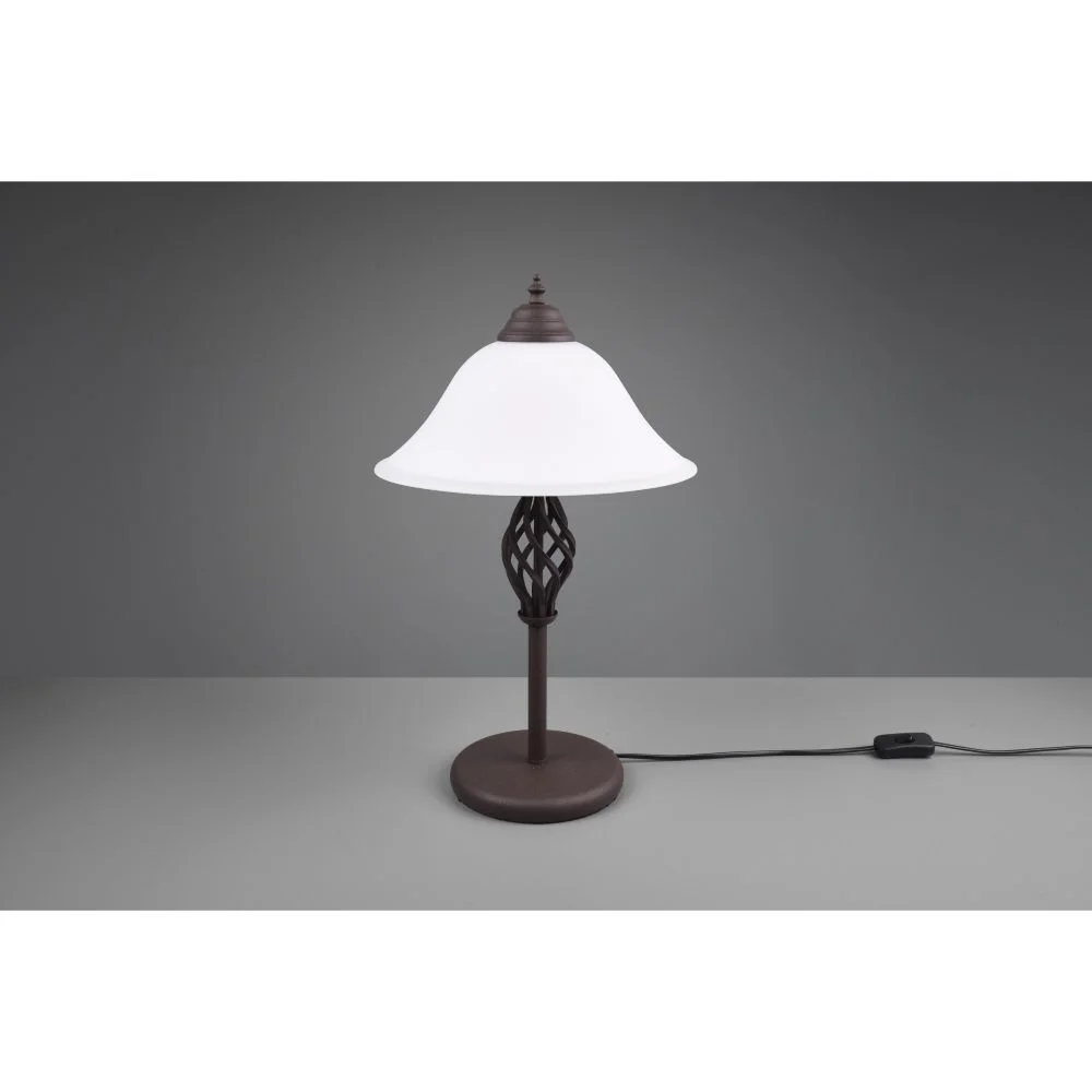 Veioza Rustica, 2 x E14, 40W, alba