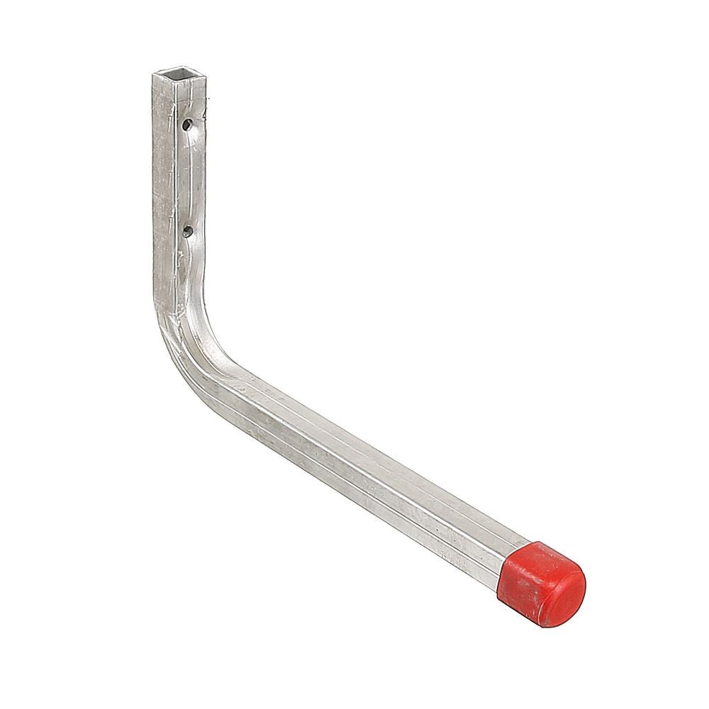 Carlig perete, aluminiu brut, 130 x 2 mm