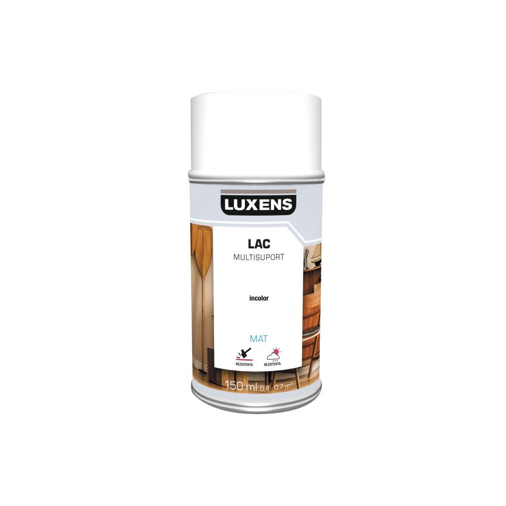 Spray lac Luxens, transparent, mat, 150 ml