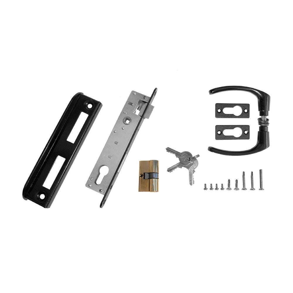 Set complet inchidere poarta pietonala, otel