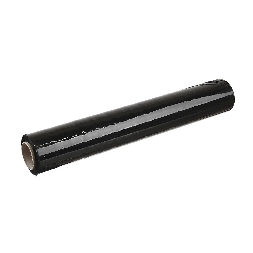 Folie stretch pentru ambalare, 23 microni x 50 cm, L 100 m, neagra