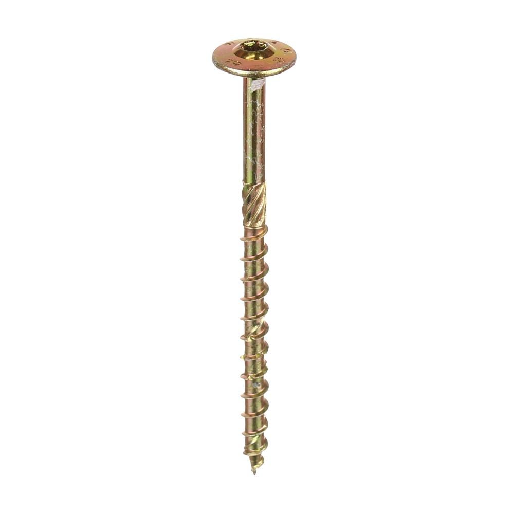 Surub lemn, cu saiba, cap stea, otel zincat, 8 x 120 mm