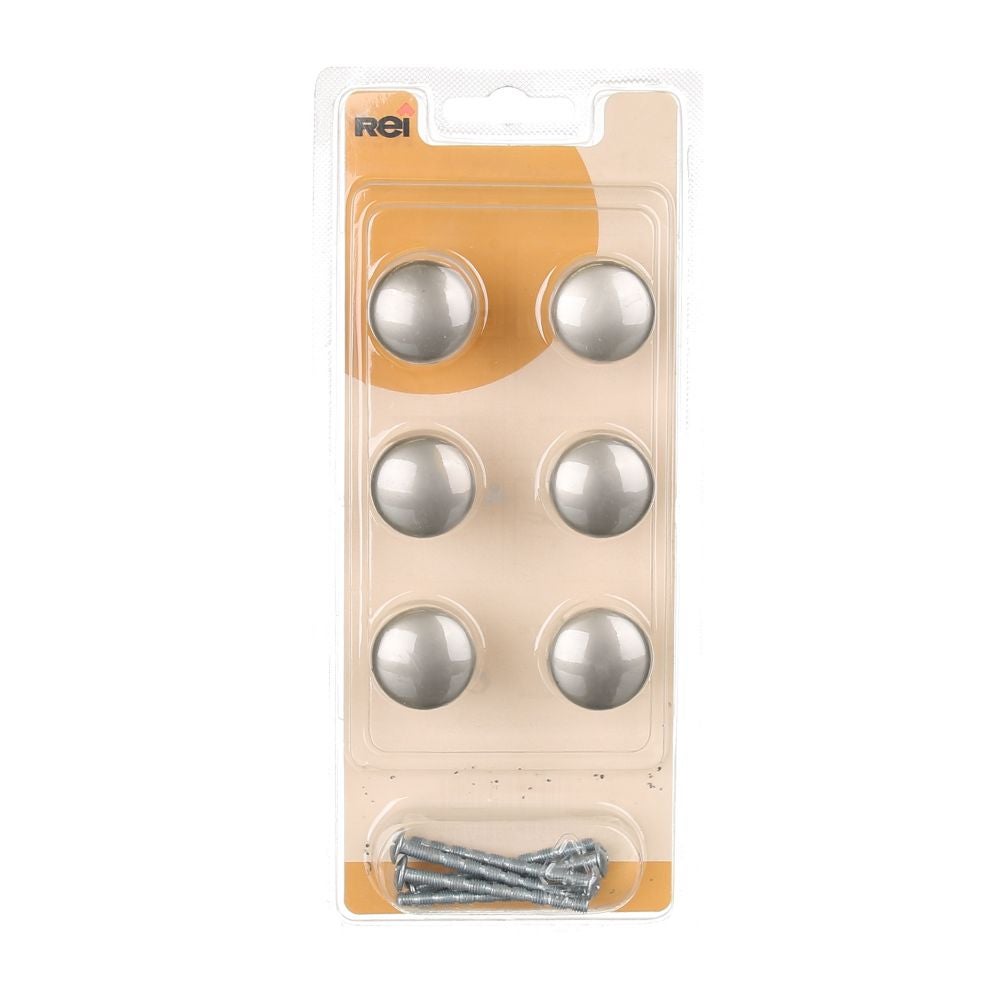Set 6 butoni mobila metalici 25 mm