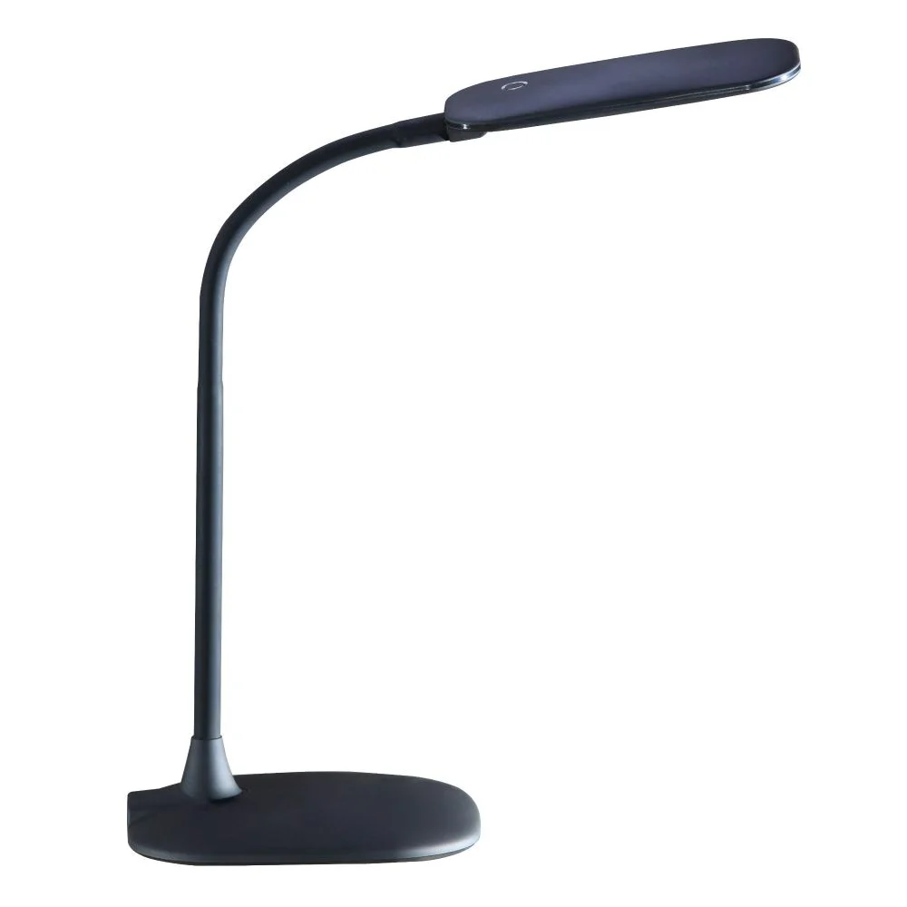 Lampa birou LED Mei, 710 lumeni, touch, neagra