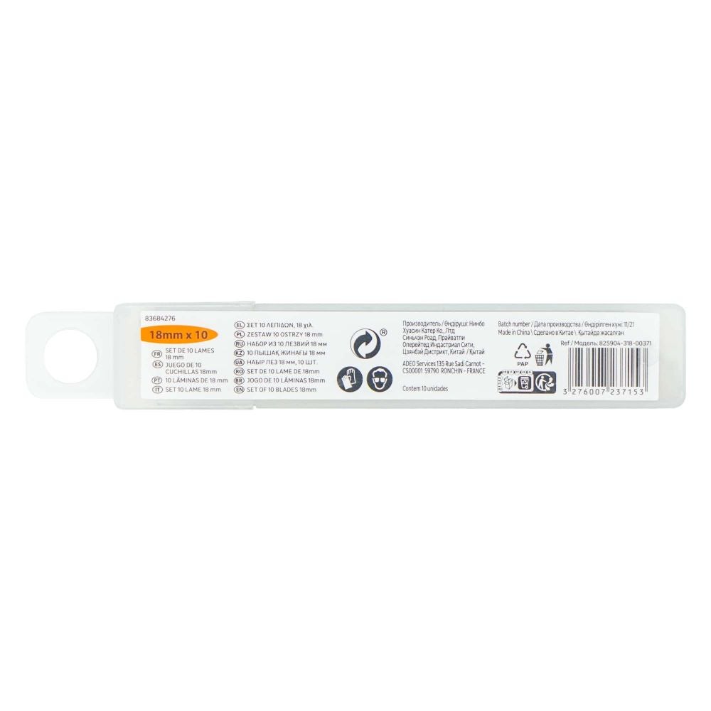 Lame cutter Dexter, 18 mm (set 10 buc)