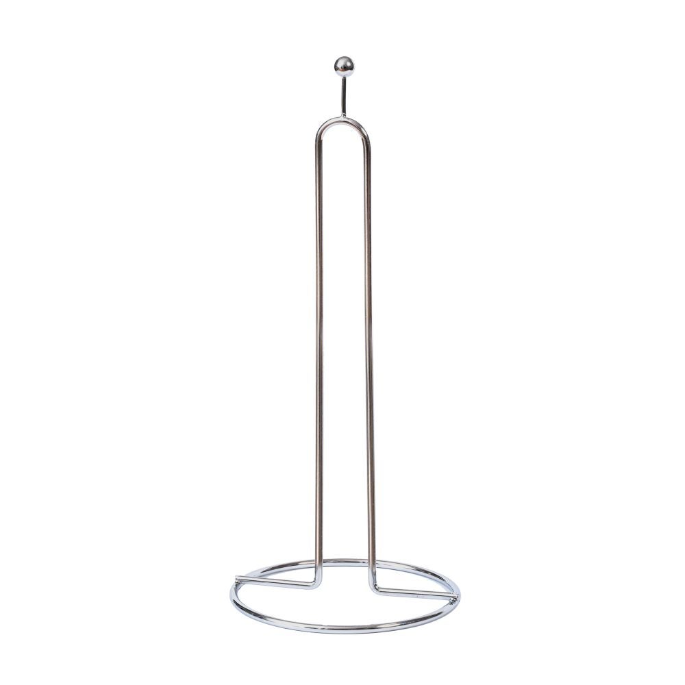 Suport rola hartie, din metal, Ø 15 x H 31 cm, gri