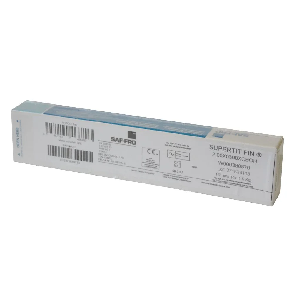 Electrod rutilic supertit Safpro, 2 x 300 mm, 1.9 kg