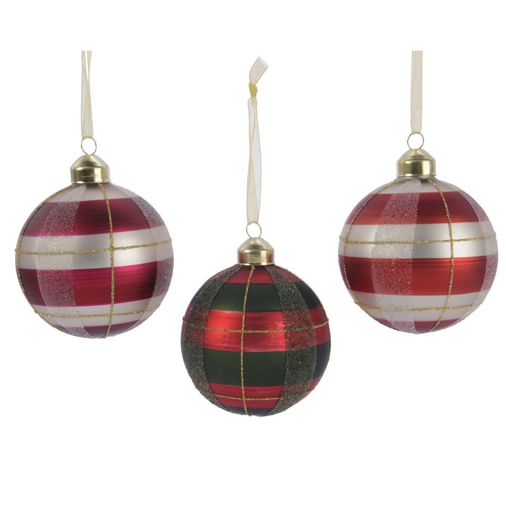 Glob Check pattern rosu Ø8 cm