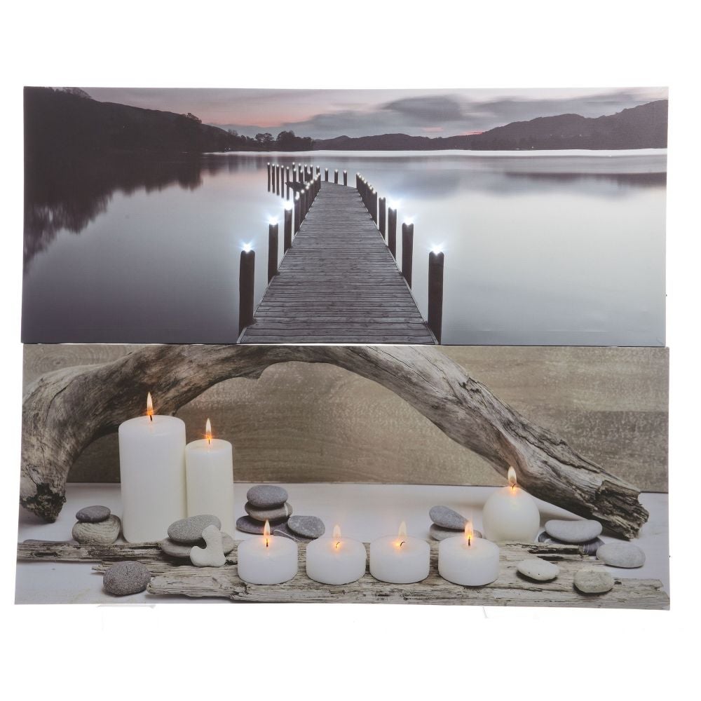 Tablou cu LED Nature 40 x 100 cm