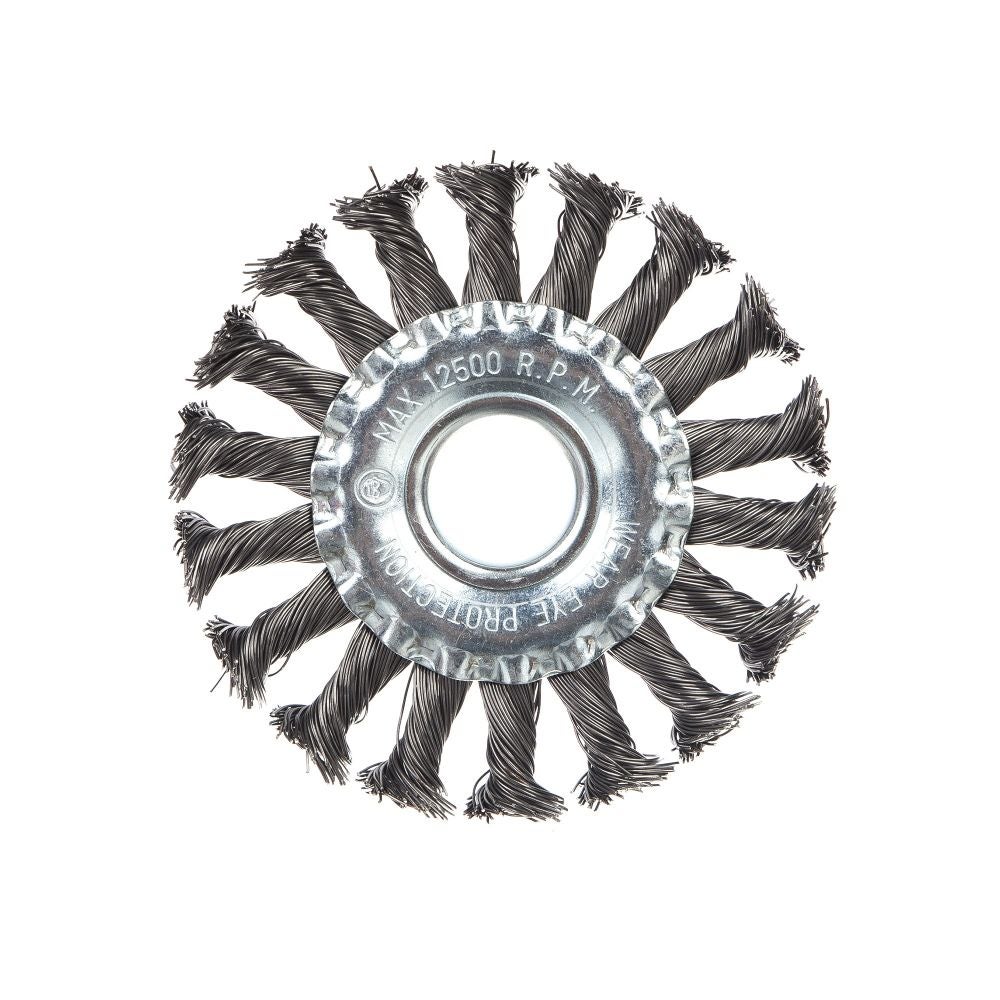 Perie sarma, tip disc, cu toroane, pentru polizor, 100 mm